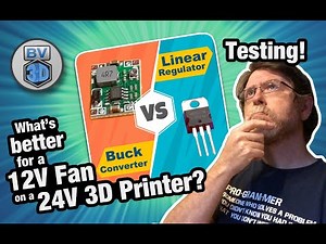 Buck Converter vs Linear Regulator for 12V Fans on a 24V 3D Printer
