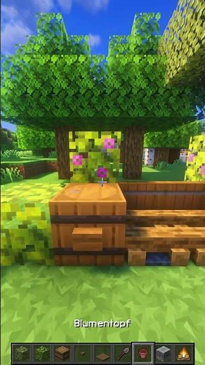 Cozy Outdoor Seating Area in Minecraft ✨🪑🌿