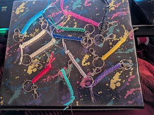 2 Pack Boondoggle Keychain (clear   Choice of Color) - Etsy