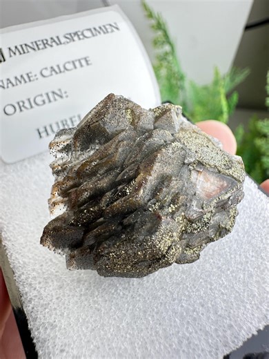 Dragon Scale Calcite With Pyrite in Perky Box,huangshi, Hubei, China，daye Mine BAOF086 - Etsy