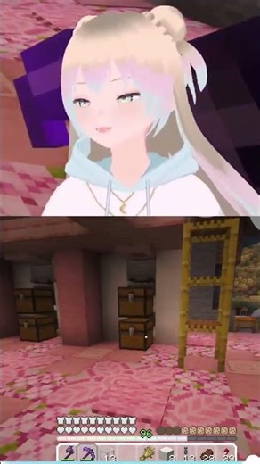 "You just want to watch me suffer but I'm in my cute kingdom!" #minecraft #origins #vtuber