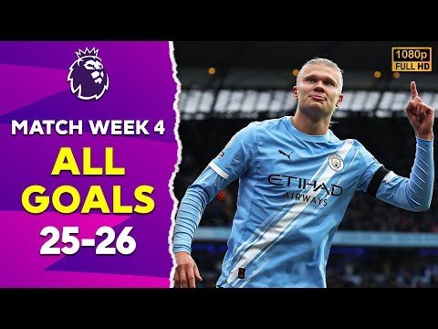 EPL 25/26: Matchweek 4 – All Goals