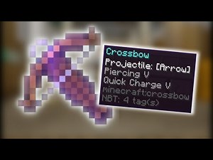 Using an Auto-Clicker on a Quick Charge V Crossbow?* [Minecraft Weapon Demonstration]