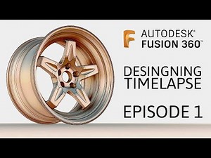 Custom Wheel Design Ep.1 | Fusion 360 Timelapse
