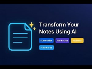 Smart Notes AI - Study Tool demo app