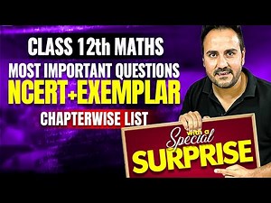 Score 95% in Maths! 💯 | Most Important Questions Chapterwise | Class 12th Ushank Sir