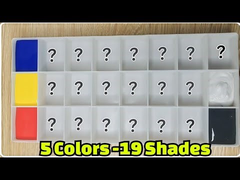 19 Amazing Color Recipes Using Only 5 Basic Colors (Red, Yellow, Blue, Black & Whit