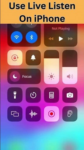 How to Use Live Listen on iPhone | Hearing Compatibility iPhone | Enable Live Listen | Tech Trek