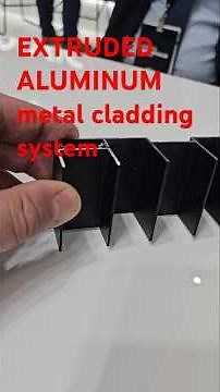 ELVIAL....extruded aluminum metal cladding system with blind fastening