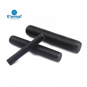 [Hot Item] Black Oxide Full Thread Thread Rod Carbon Steel Stud Bolt Tie Rod Threaded Rod