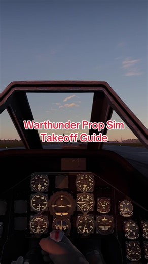 Warthunder Prop Sim Takeoff Guide