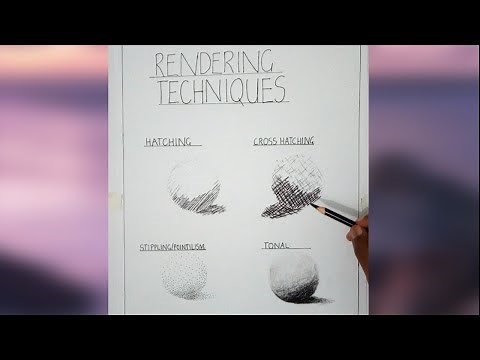HOW TO RENDER. ( DIFFERENT RENDERING TECHNIQUES.)