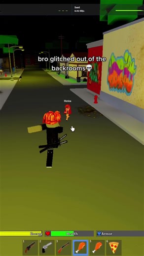 Exploring Backrooms Glitches in Roblox