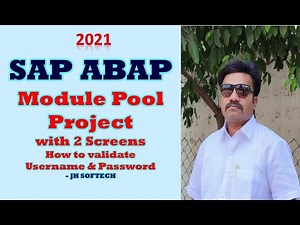 SAP Module Pool Project with 2 Screens