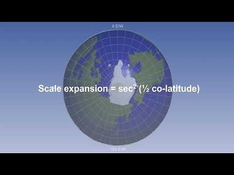62 Polar Stereographic Projection and Properties Part 1