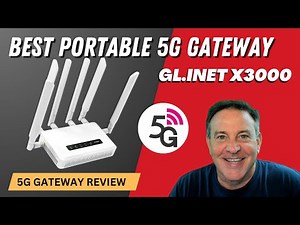 🔴Outstanding 5G Mobile Router with Multi-WAN and VPN GL.inet X3000 Spitz AX Full Review