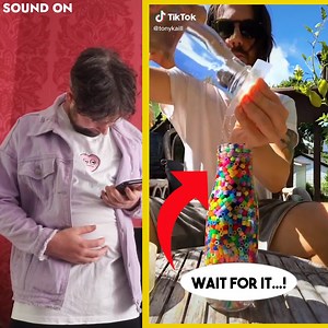 735K views · 6.5K reactions | How To Make A Colourful Water Lava Lamp Using Beads...(Wait For It) 來 | Mr Cian Twomey | Facebook