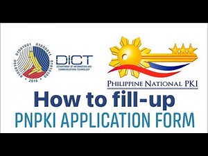 How to Fill-up PNPKI Application Form?