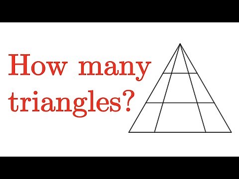 [EXPLAINED] How many triangles are there? [with English subtitles]