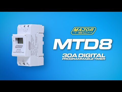 MTD8 30A Digital Programmable Timer Installation Guide