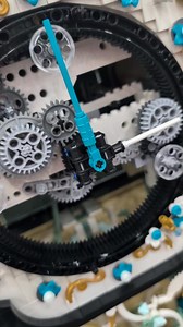 LEGO Pendulum Clock by Travis & Rachel Schelhaas | Beyond the Brick