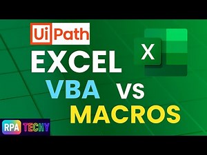 UiPath Excel Activities | VBA vs Macro – What’s the Difference?