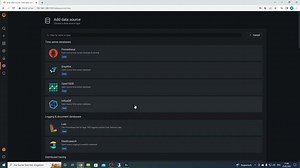 Grafana Dashboard Grundeinstellungen