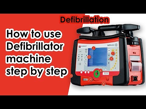 Defibrillation | How to use defibrillator machine step by step | How to give shock to patient