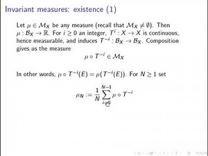 Lecture 4: Invariant Measures