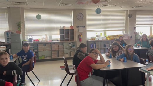The 5th and 6th graders have been learning about keeping rhythm, listening,watching, and following patterns during brain breaks this week. This is one of their songs they’ve learned with cups. | St. John's Lutheran School Buckley IL