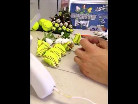 See How Softball Roses Are Made - by Sports Roses