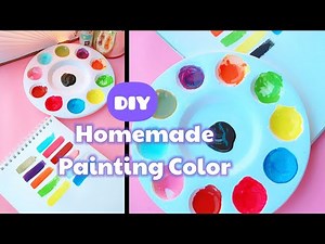DIY Homemade Painting Color | How to make painting color | Paint your favorite drawing #painting