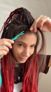 DIY self-installation - Single Ended (SE) Suitable for any kind of hair/dread extensions - dreads, curls, braids! How to install Double Ended - We posted 2 months ago, you can always find it in a pinned instagram post / actual on Facebook! BLANKET STITCH METHOD ⭐️ This method allows you to install temporary dreadlocks at any length of your own hair. Yes-yes, even if your own hair to the waist and you want dreadlocks to the shoulders! You can install both - double ended OR single ended! The neate
