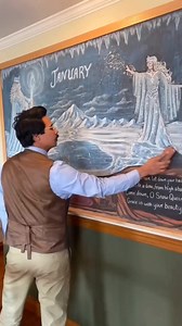 1.5M views · 5.2K reactions | Teacher Surprises Students with Incredible Chalk Art #ChalkArt #CreativeTeaching #ArtInClassroom | Fact Mentor | Facebook
