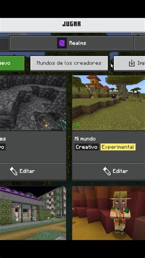 Nueva interfaz en Minecraft Bedrock 1.20.30