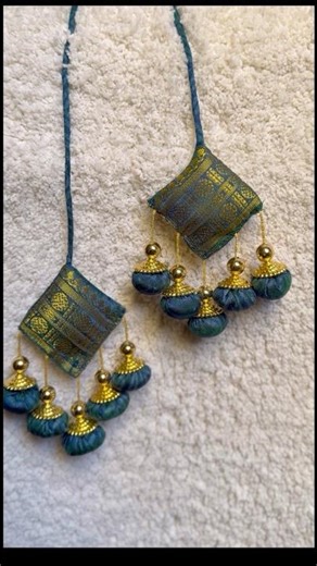 Easy way to make a tassels /latkan design #stitching #tutorial #tassels #shorts