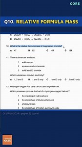 IGCSE Chemistry - Multiple Choice (exams from 2026) #chemistry #exams #revision