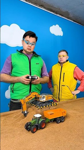 Learning to use remote control toy 🎮🚜