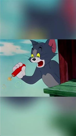 Cartoon Cat's Wild Chase: Shotgun, Firecrackers & Musical Mayhem! #shorts