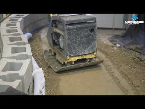 Retaining Wall Backfill and Rake by Vern Dueck