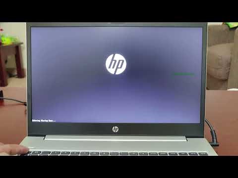 Enter the Boot Options Menu on a HP ProBook laptop