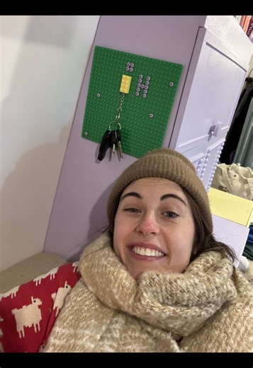 New van build feature! I have designed a new hook for my keys out of Lego! #Vanbuildhacks #Campervanconversion #Quirkydesigns #Lego