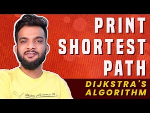 G-35. Print Shortest Path - Dijkstra's Algorithm