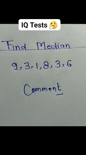Find median #math #simplification #brainteaser #math #trendingreels #simplicity #puzzle #mean #equation #simplifying | Vikash Sharma