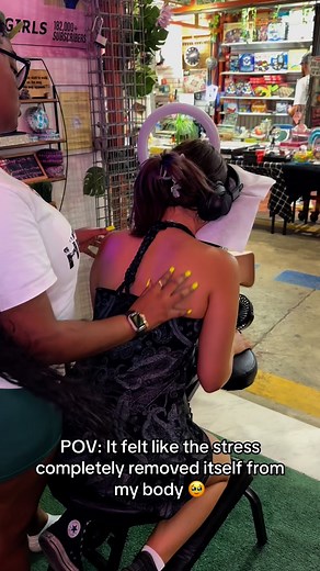 The Scratcher Girls ASMR Professional Back Scratching on Instagram: "How stress removes itself ✨ #asmr #longnails #relax #wellness #wellbeing #reel #sleep #relatable #healing"