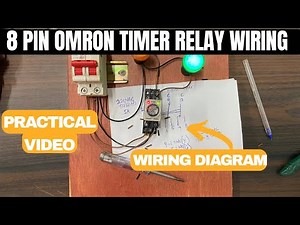 8 Pin Omron Timer Relay Working and Connection Diagram @Mr.Electricdiy