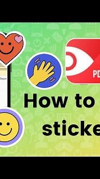 How to insert shapes and stickers to PDF Expert file?