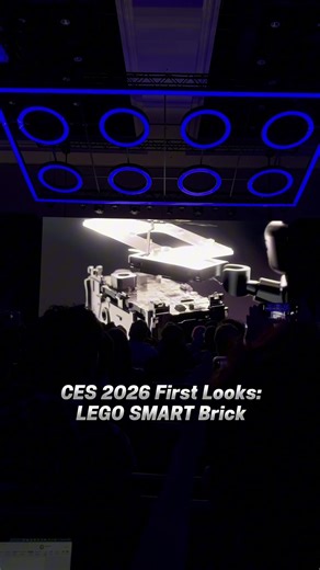 The LEGO SMART Brick is here. It’s a 2x4 smart brick with lights, motion/proximity/directional sensors and more, that unlocks new ways for kids to have fun. Here’s a quick first look as shown at the CES 2026 LEGO press conference. #LEGO #LEGOSmartBrick #LEGOSmartPlay #CES #CES2026