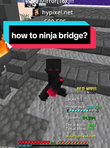 Ninja Bridge Technique Explained for Minecraft Players