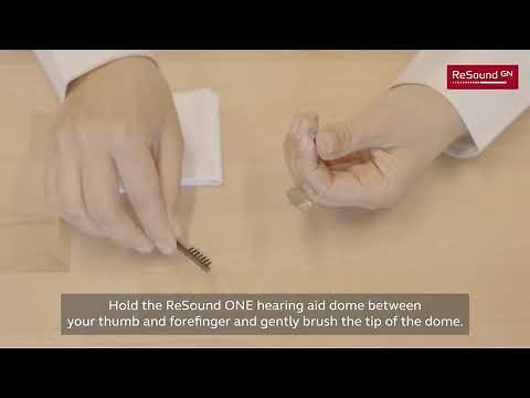 Cleaning your ReSound ONE hearing aids